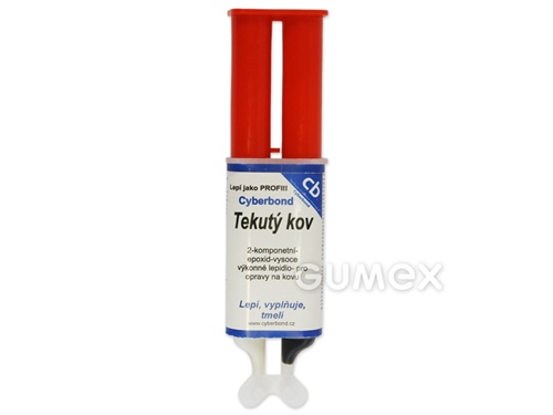 Dvojzložkové lepidlo epoxidové CB EPOXY STEEL (tekutý kov), 24ml | GUMEX.SK